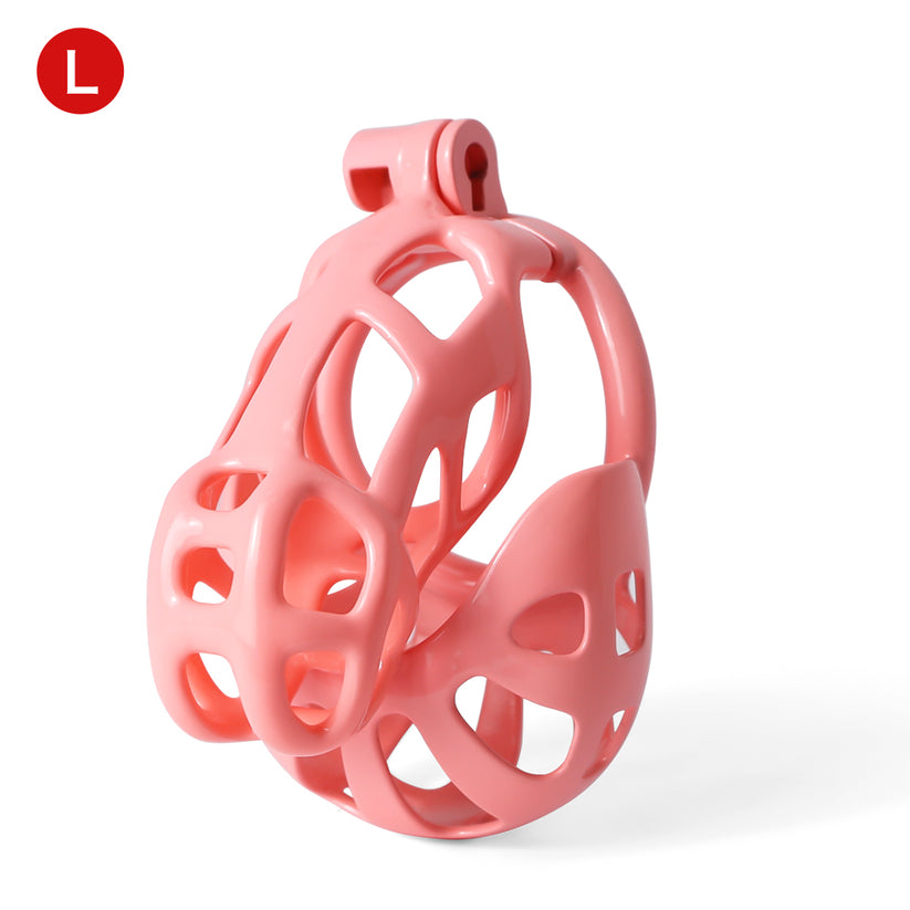 Shell Mamba Male Chastity Cage Balls Cages Curved 3D Printed Chastity ...
