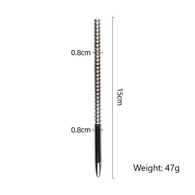Threaded Stainless Urethral Wand Sounding Rods – ChastityX